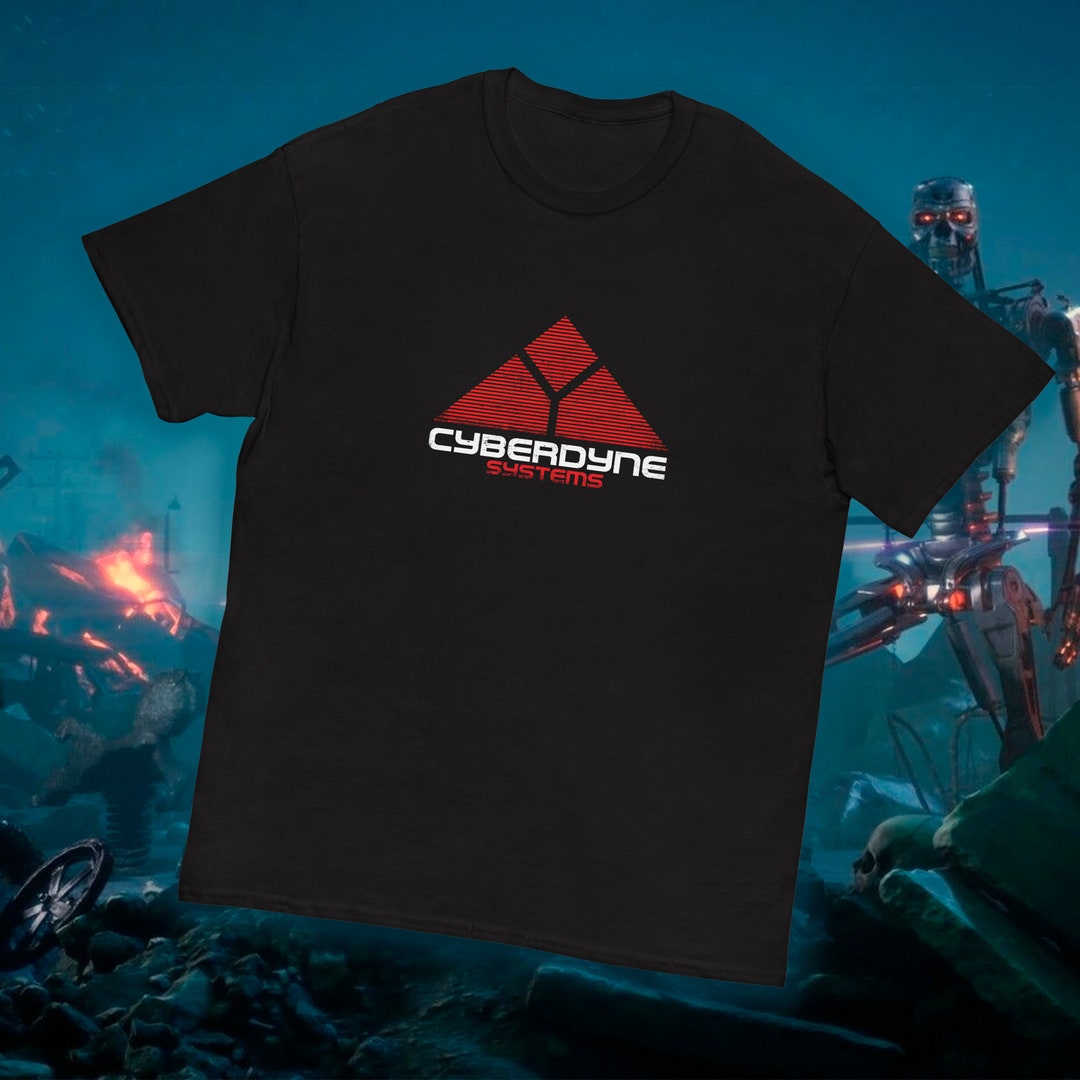 Cyberdyne Systems T-shirt. the Terminator Movie Tee. Skynet Logo 1984 ...