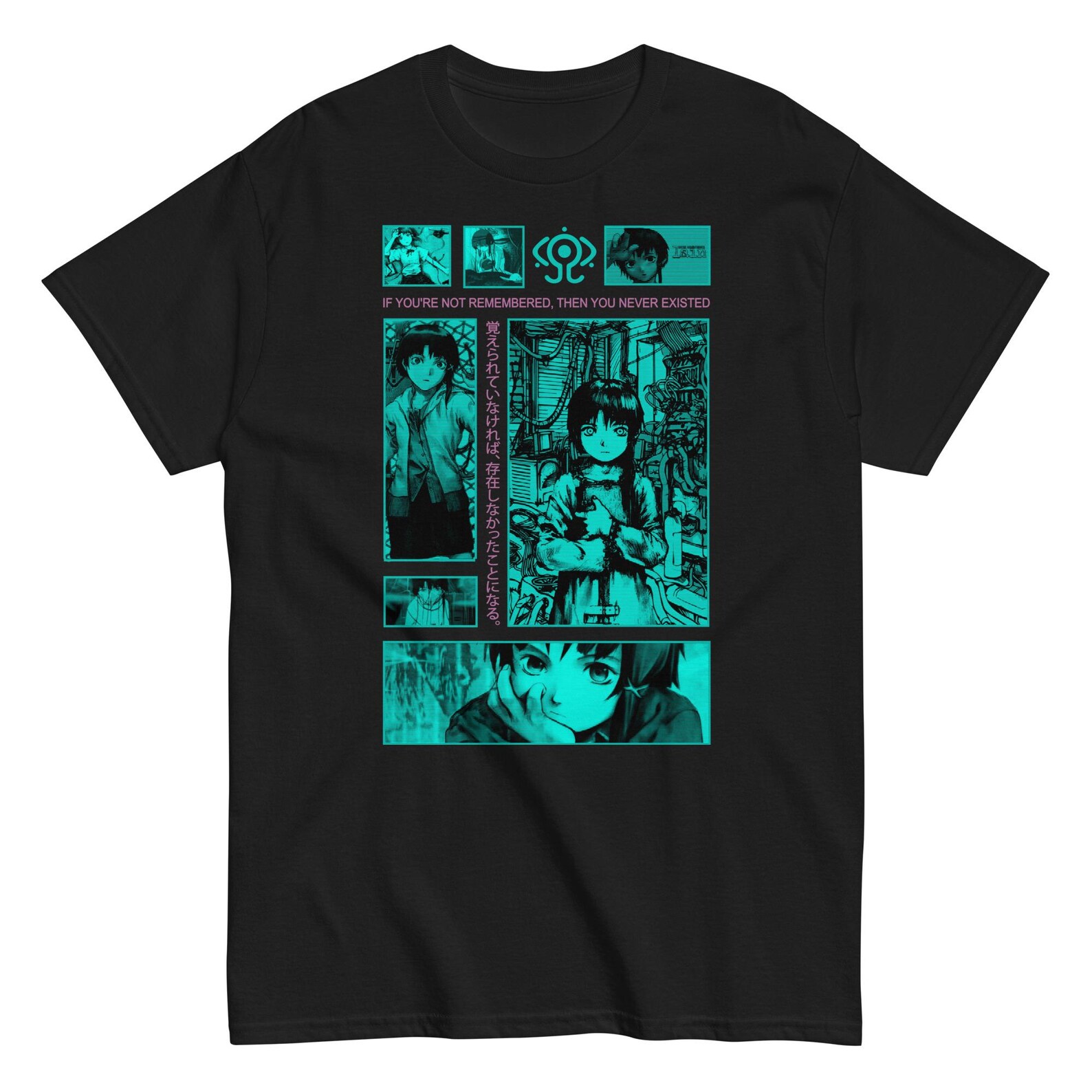 Lain Shirt, Serial Experiments Lain Tee, 90s Anime Graphic Tee, Manga ...