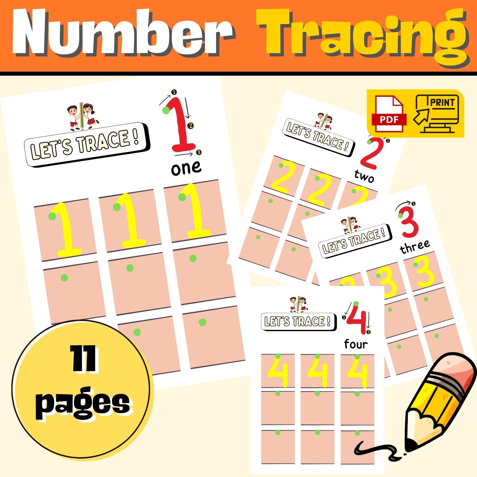 Pre-k Preschool Kindergarten Toddler Tracing Bundle Handwriting ...
