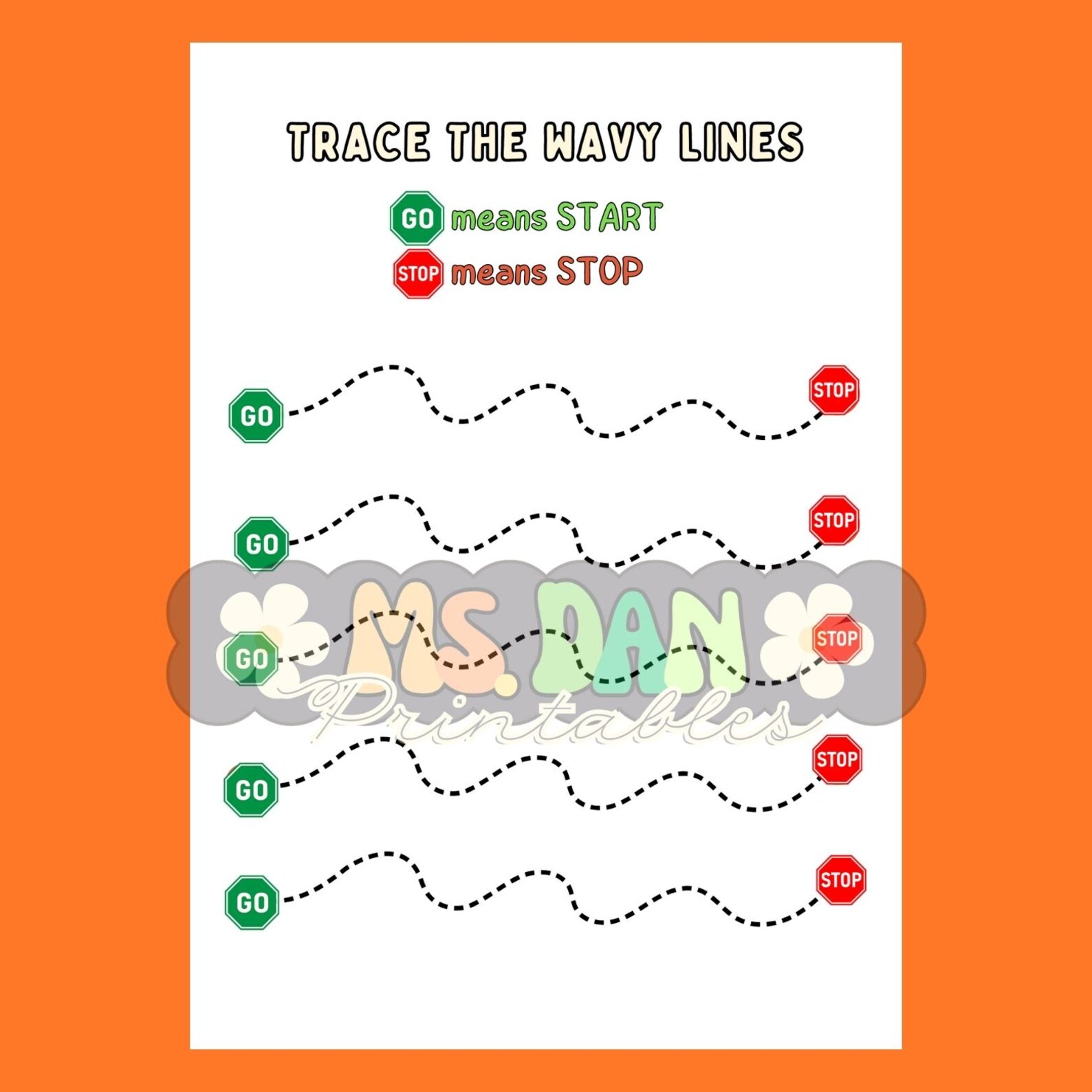 Pre-k Preschool Kindergarten Toddler Tracing Bundle Handwriting ...