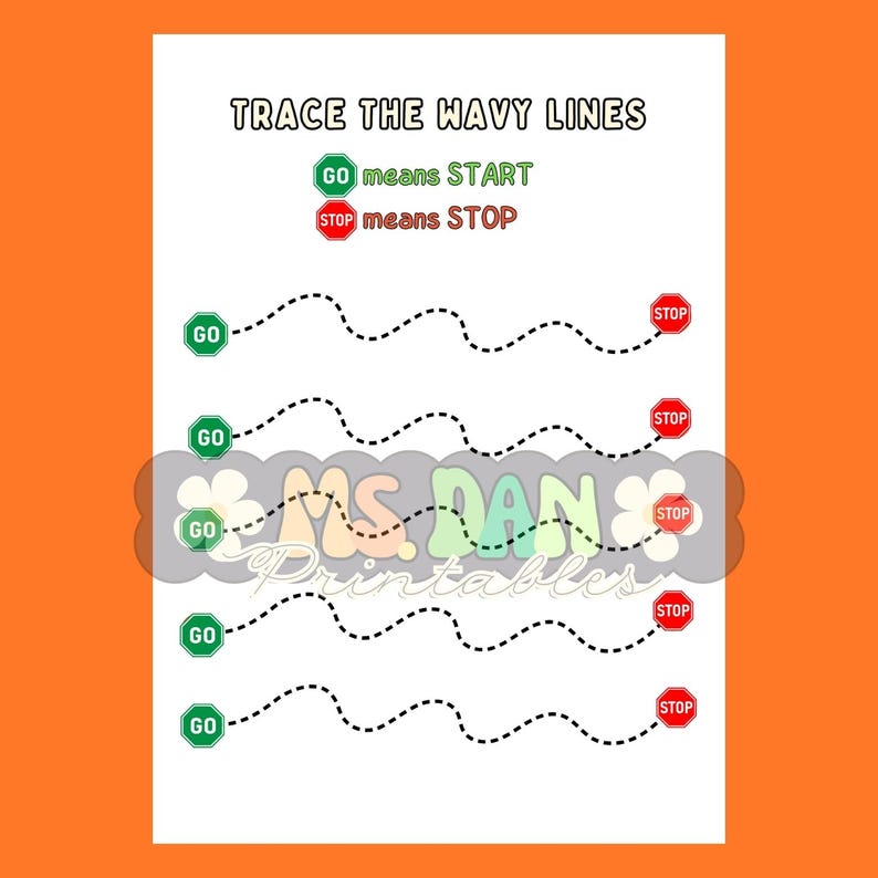 Pre-k Preschool Kindergarten Toddler Tracing Bundle Handwriting ...