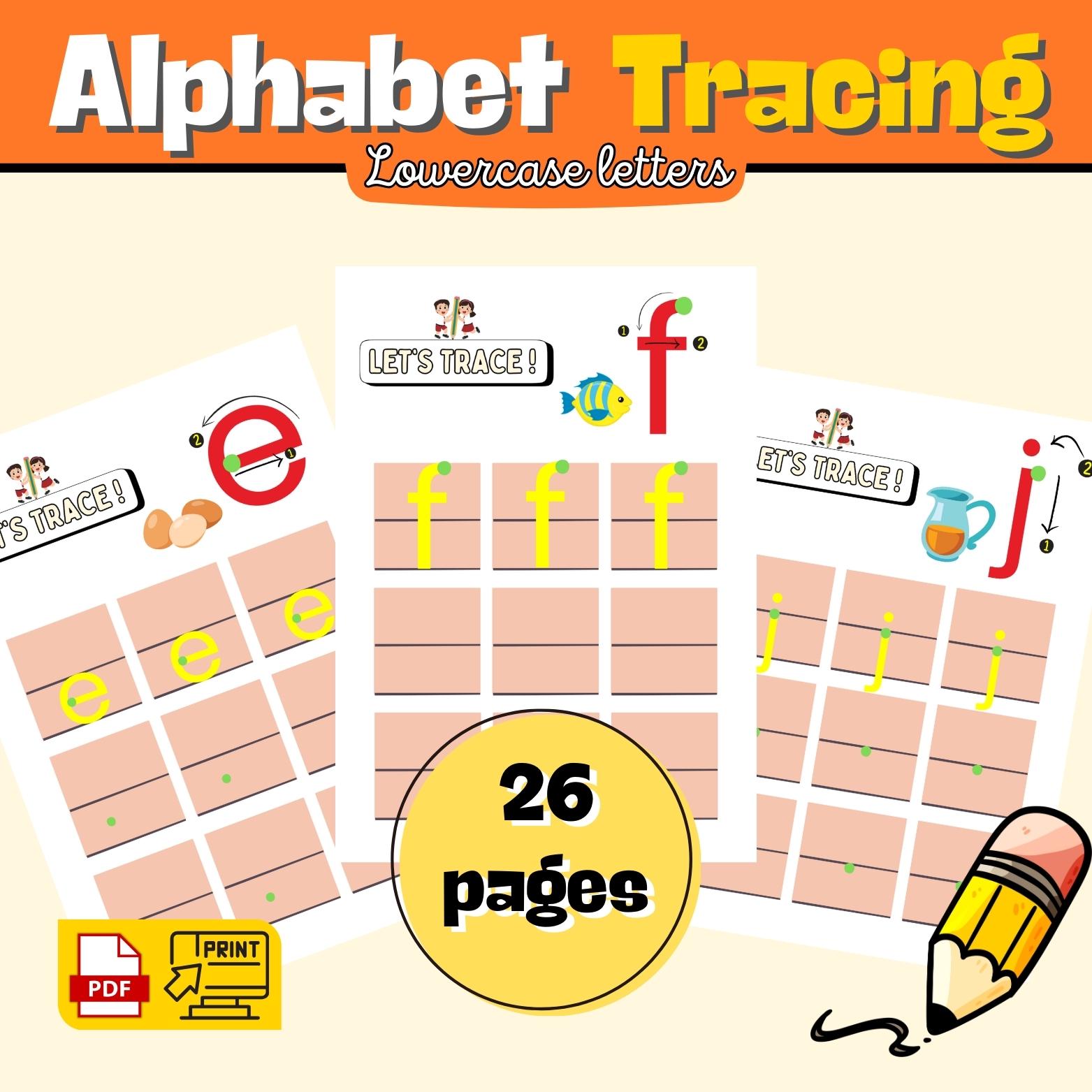 Pre-k Preschool Kindergarten Toddler Tracing Bundle Handwriting ...