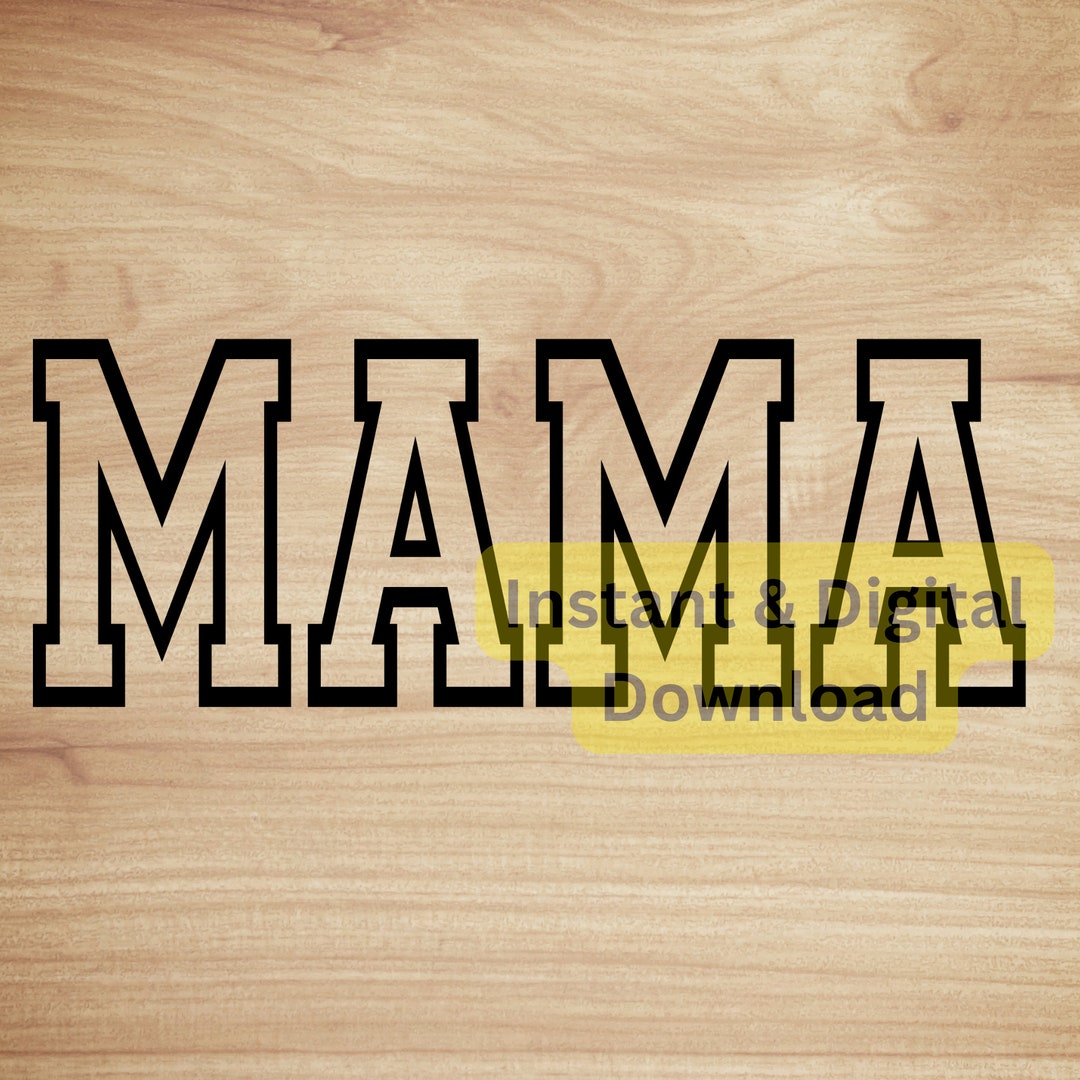 Mama, PNG, Digital Download, Mothers Day, New Mama, Future Mama, Trendy ...