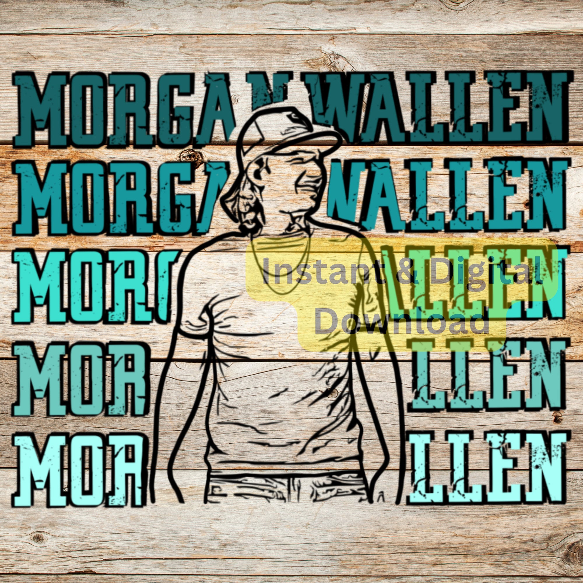 Morgan, Wallen, Png, Digital Download, Instant Download, Western ...