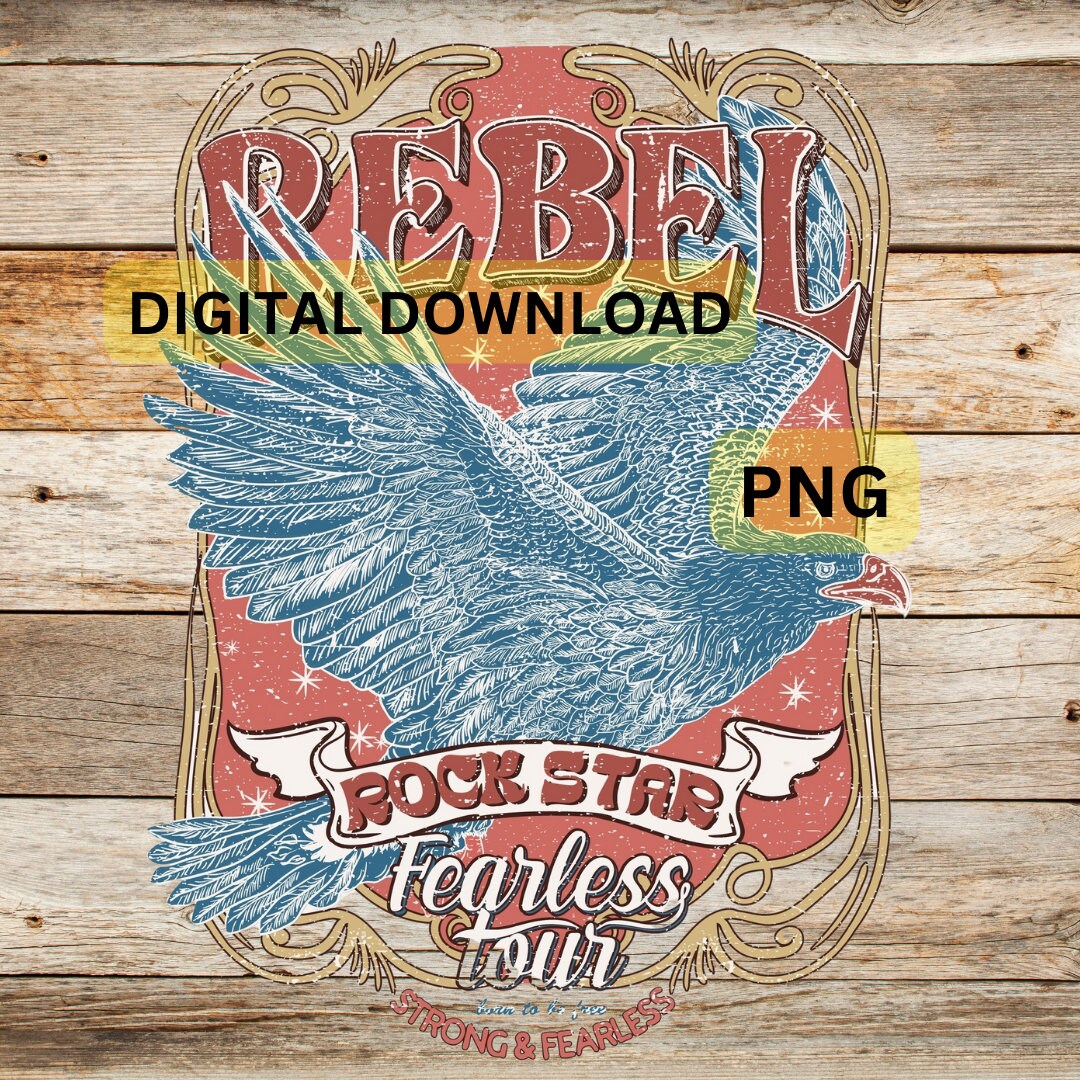 Rebel Rock Star, Fearless Tour, Digital Download, INSTANT DOWNLOAD ...