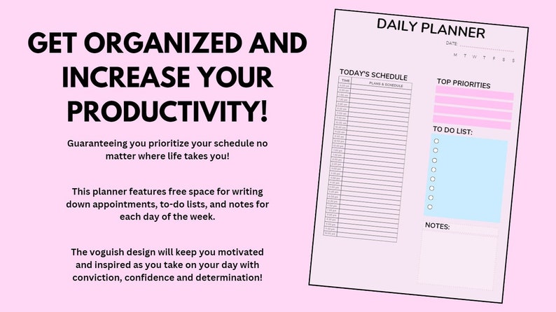 Printable Habit Tracker, Daily Planner, Gratitude Journal, Free ...
