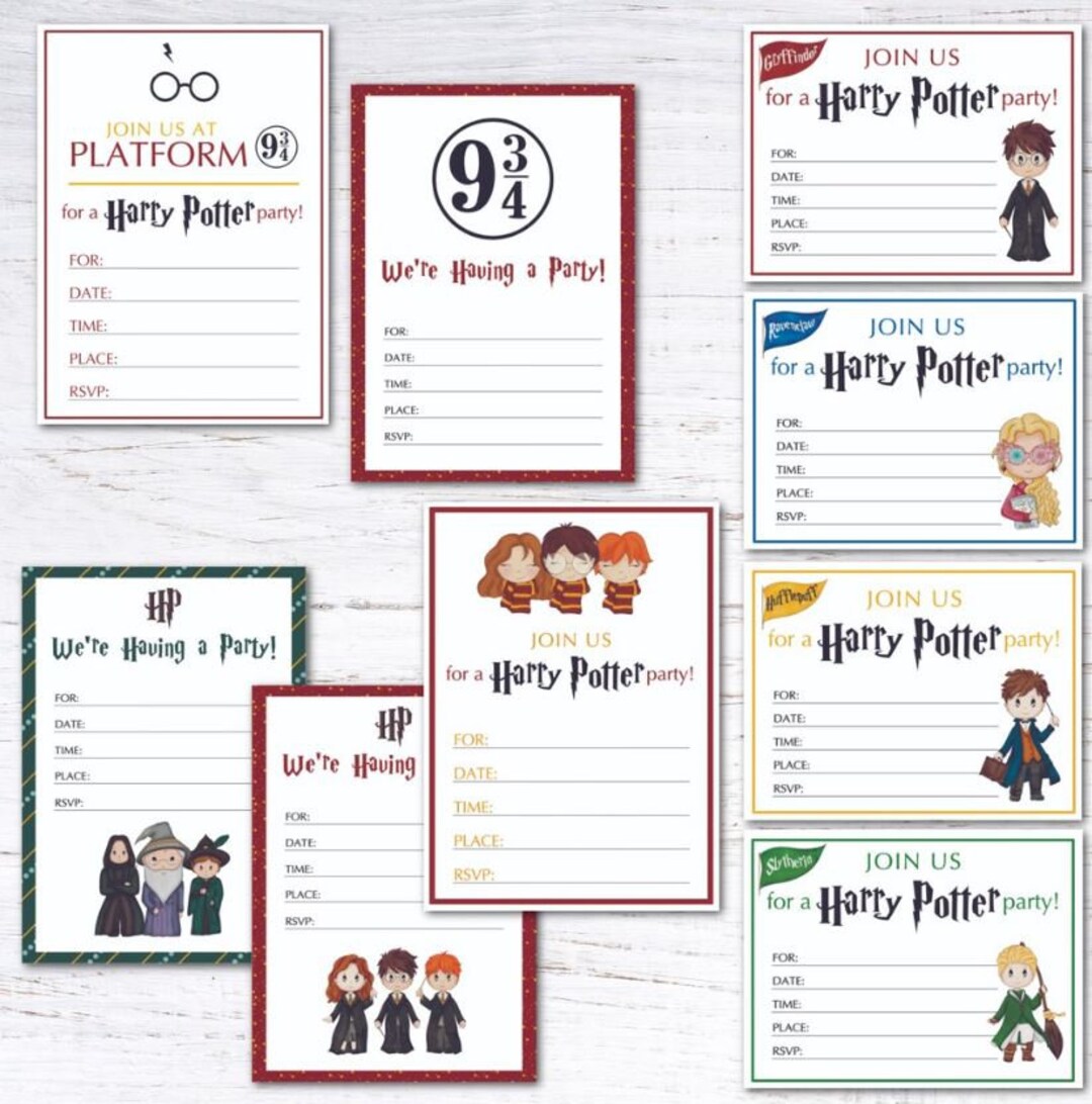 Plantilla de invitación de cumpleaños de mago EDITABLE - Etsy México