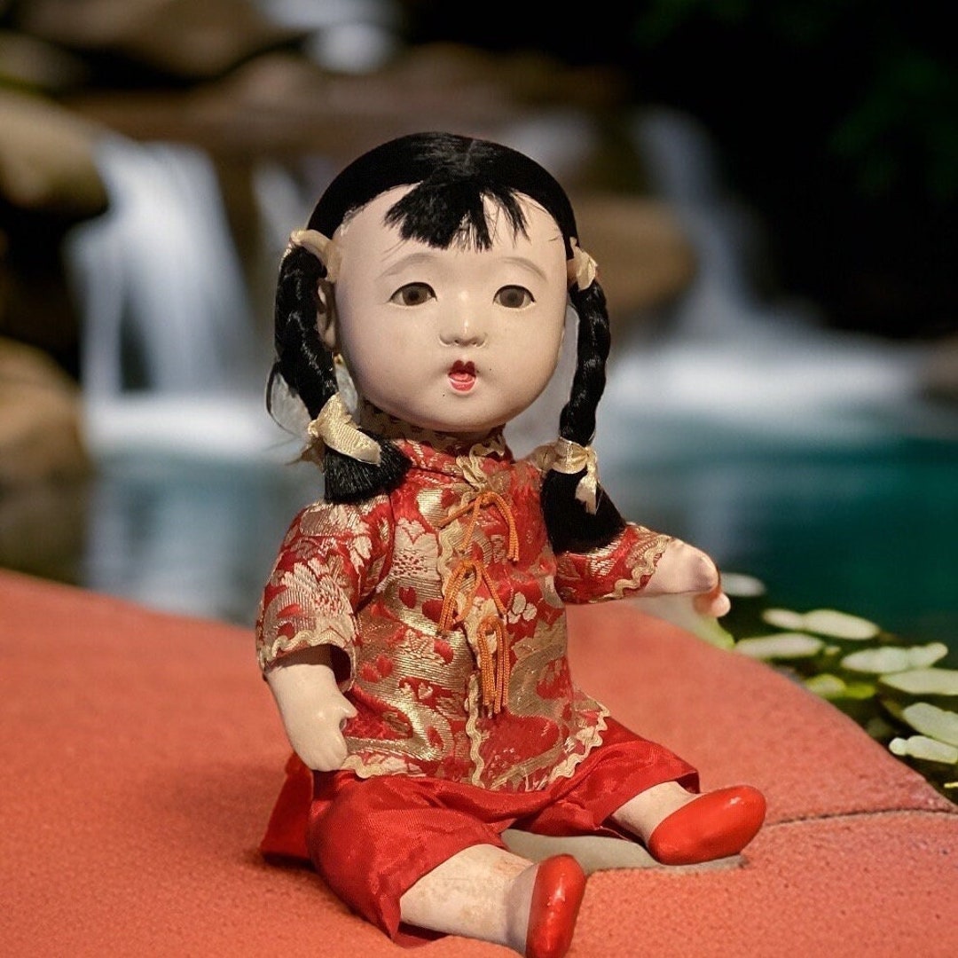 Gofun Japanese Doll - Etsy
