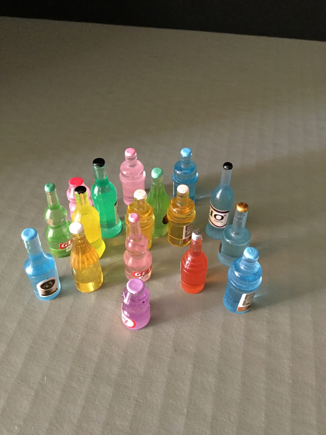 Set of Miniature Alcohol Bottles - Etsy