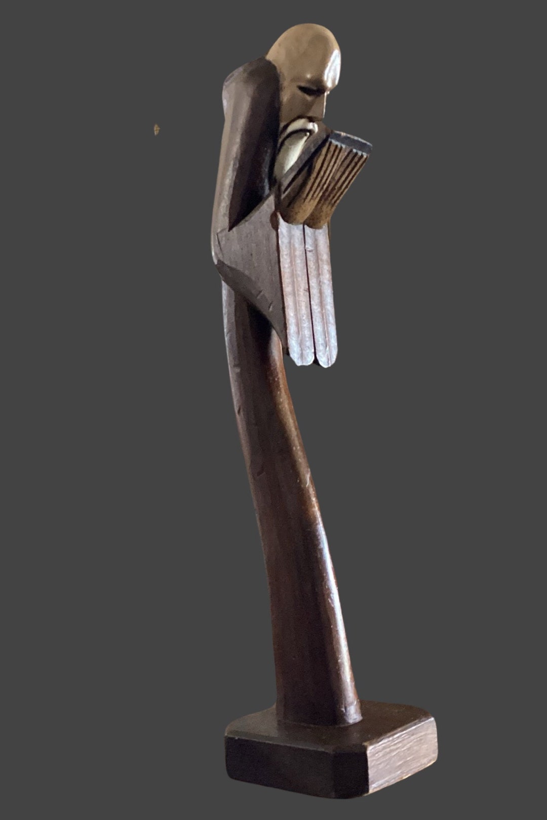 Vintage Wood Monk - Etsy