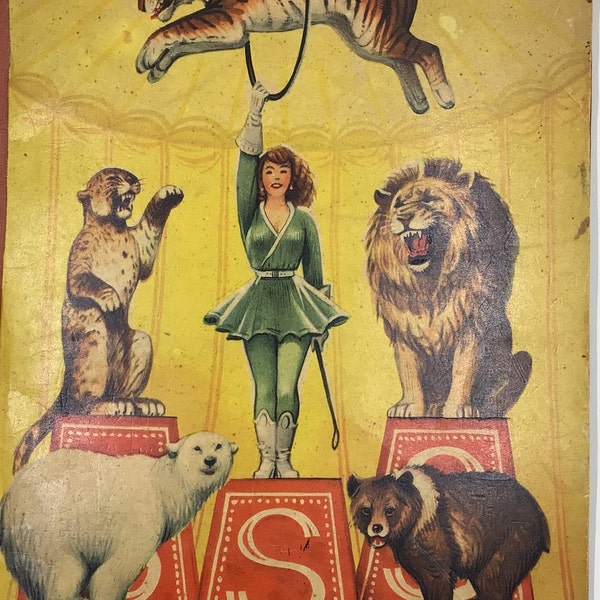 Circus Book - Etsy