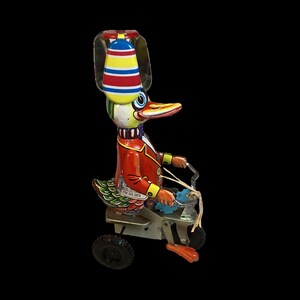 Tin Toy- Wind up Duck - Etsy