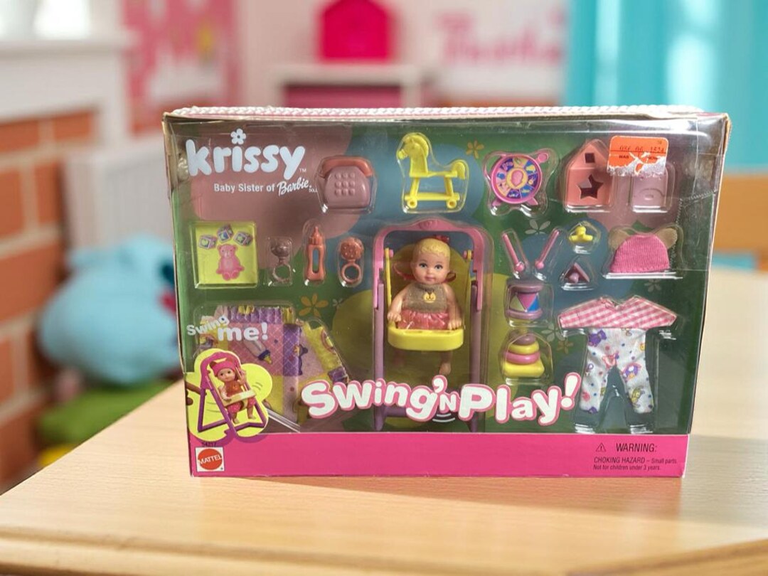 Barbies Little Sister Krissy Swing and Play Set - Etsy