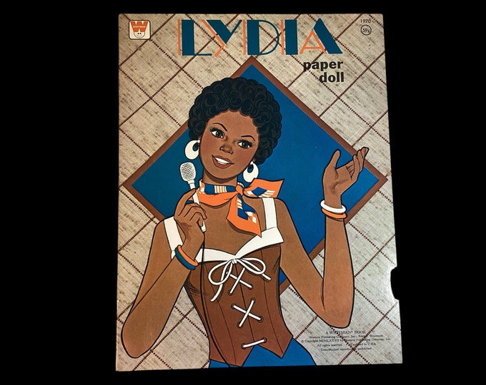 Lydia - African American Paper Doll - Etsy