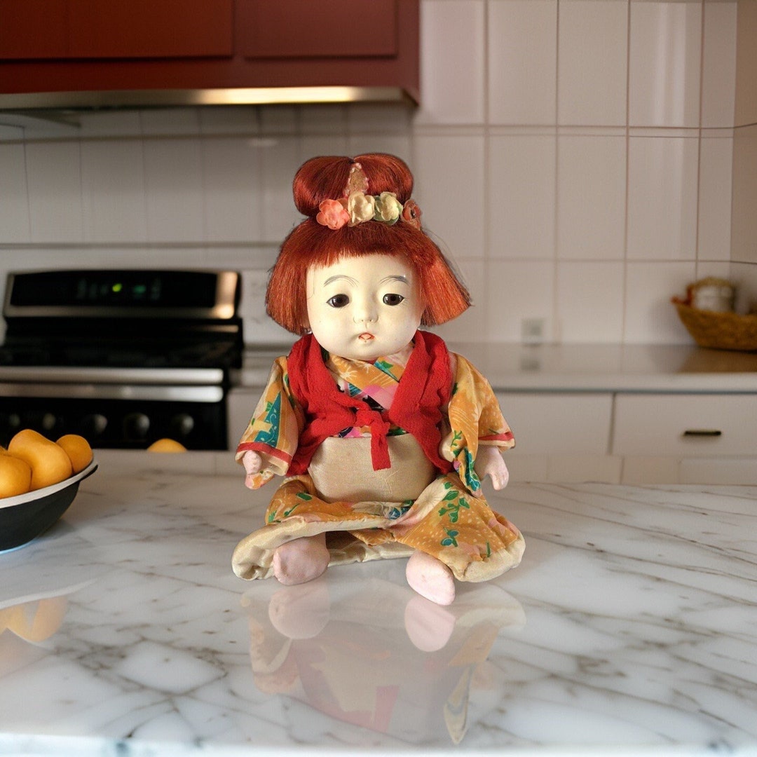 Ichimatsu Gofun Doll - 1950’s - Etsy
