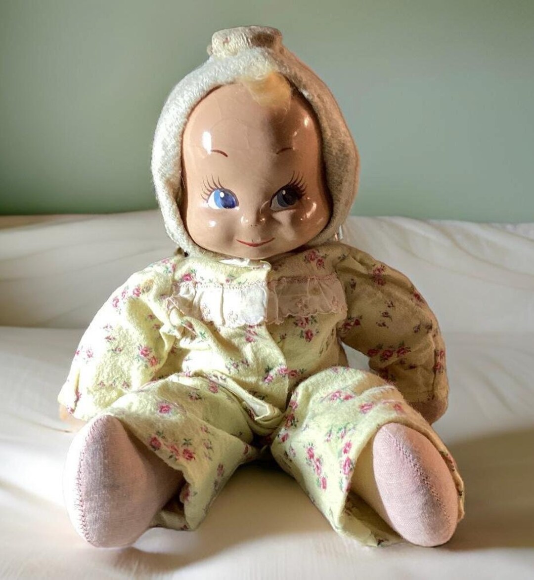 Trudy Three Faced Doll 1940s - Etsy