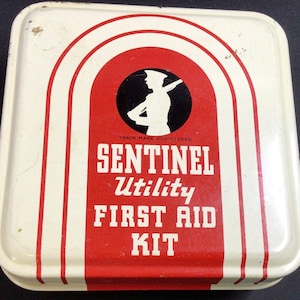 Sentinel Utility First Aid Kit Circa 1940s - Etsy