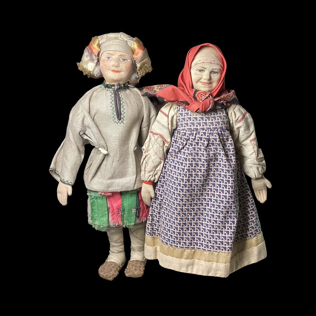 Set of Russian Cloth Dolls - 1930’s - Etsy