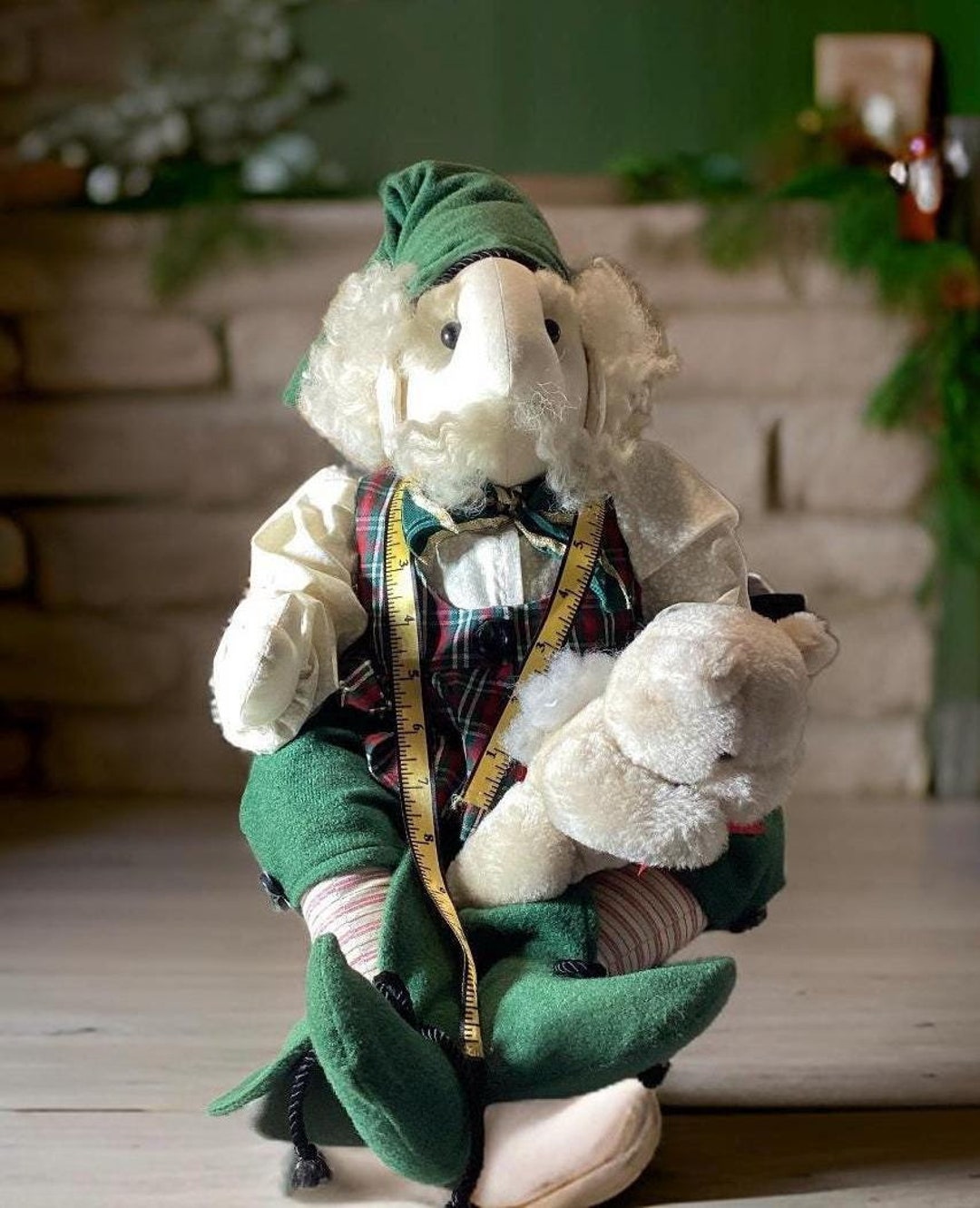 Handmade Santa's Elf Doll: 20-inch Holiday Decor - Etsy