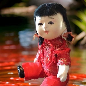 Gofun Japanese Doll - Etsy