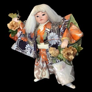 Japanese Kabuki Doll - Etsy