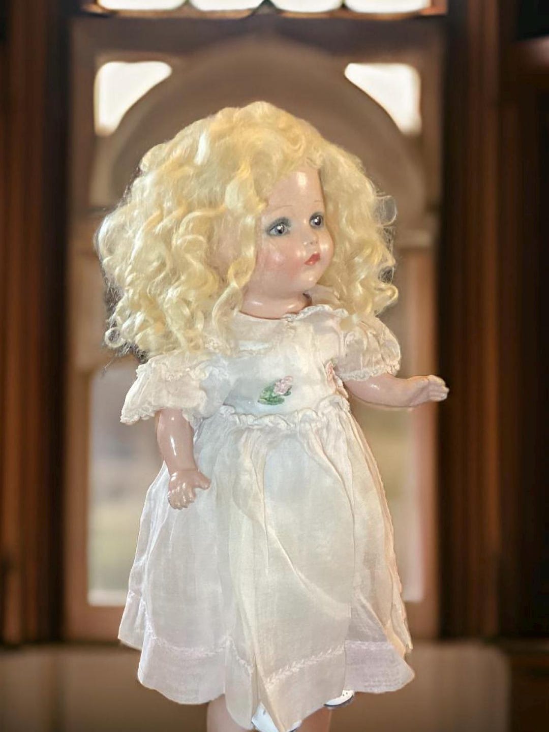 Unmarked Composition Doll - Etsy