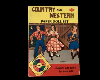 Western Film Paper Dolls - Etsy