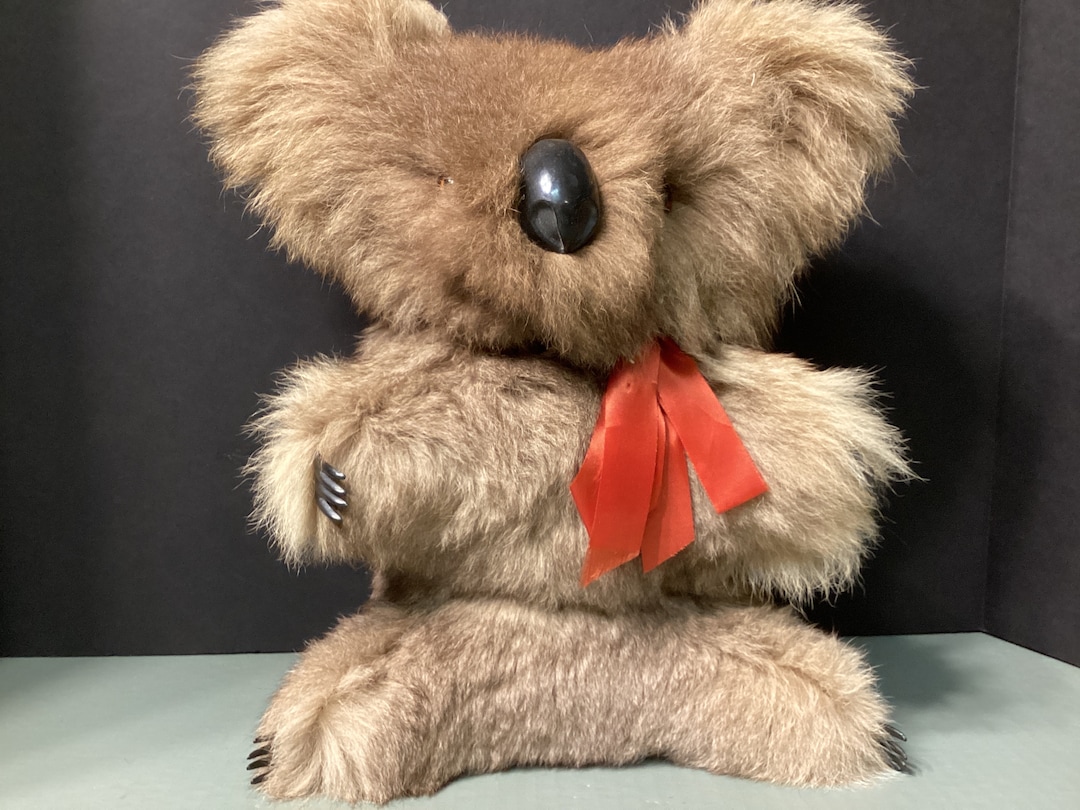 Rabbit Fur Koala Bear - Etsy