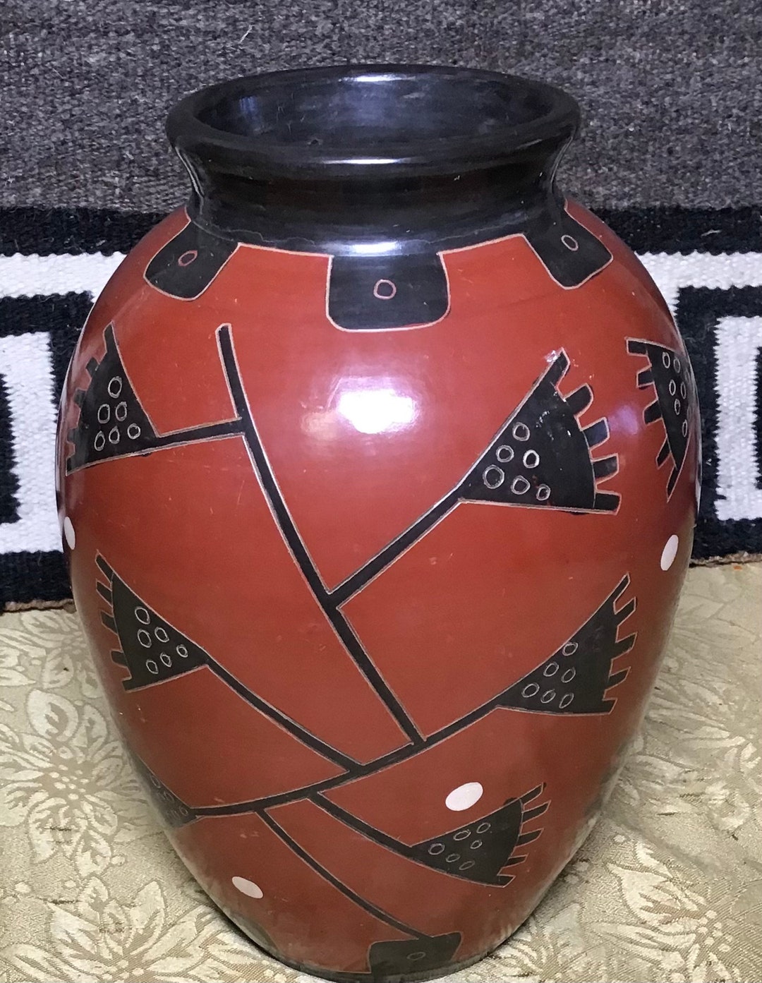 Original Hopi Red Vase - Etsy