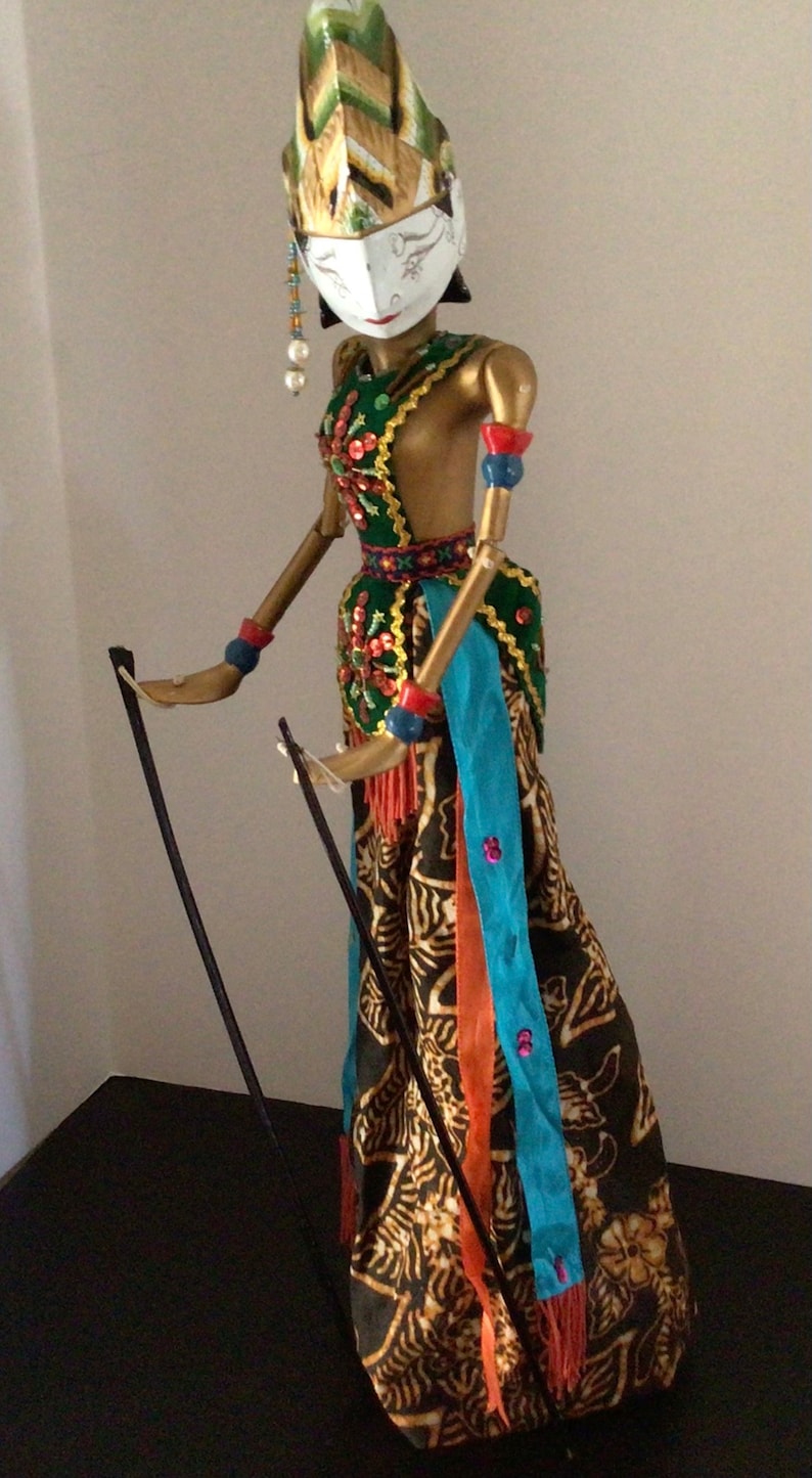 Vintage Indonesian Puppet: Ramayana Character, 1970s - Etsy