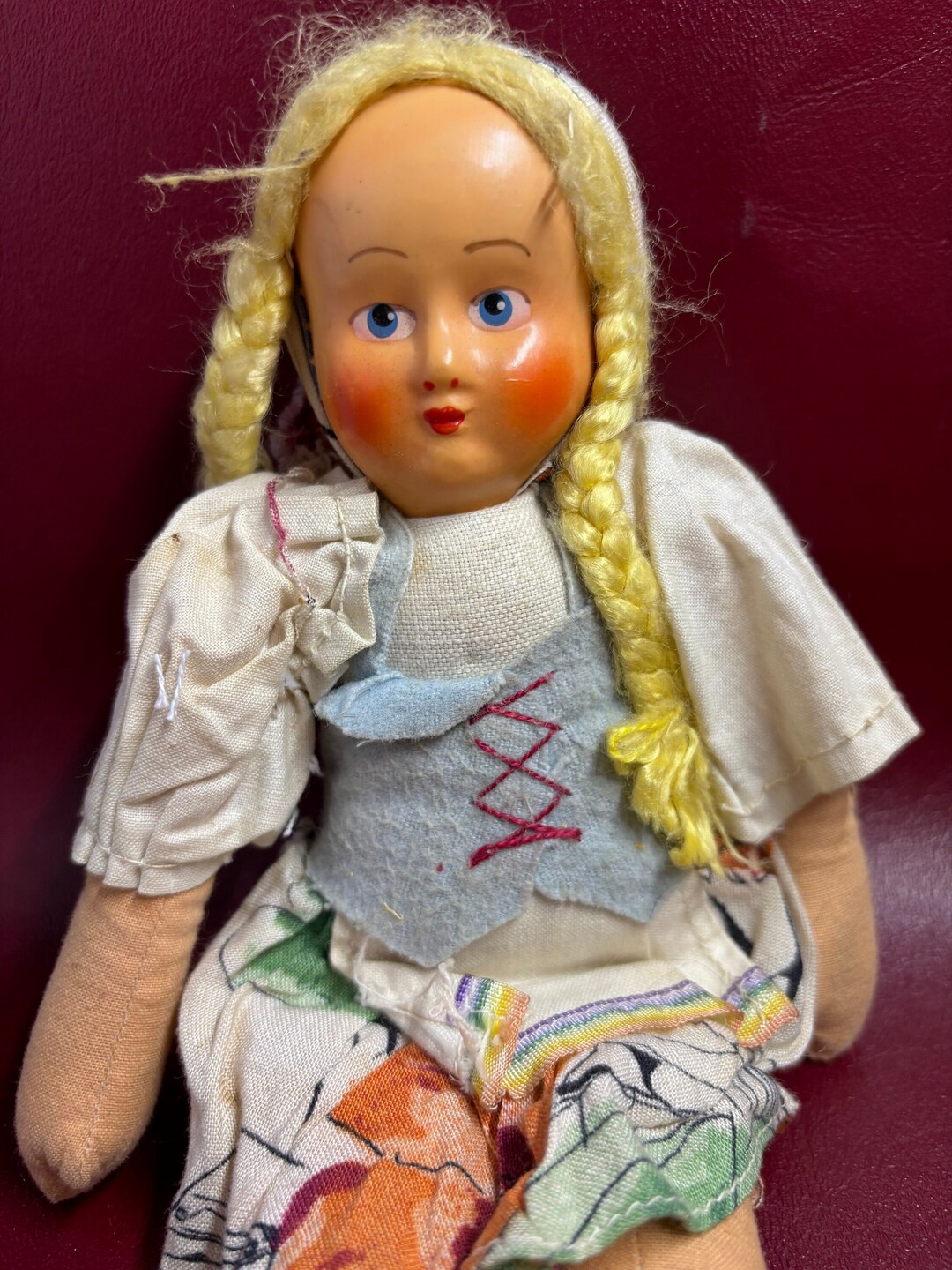 Mask Face Doll - Poland - (1950’s) - Etsy