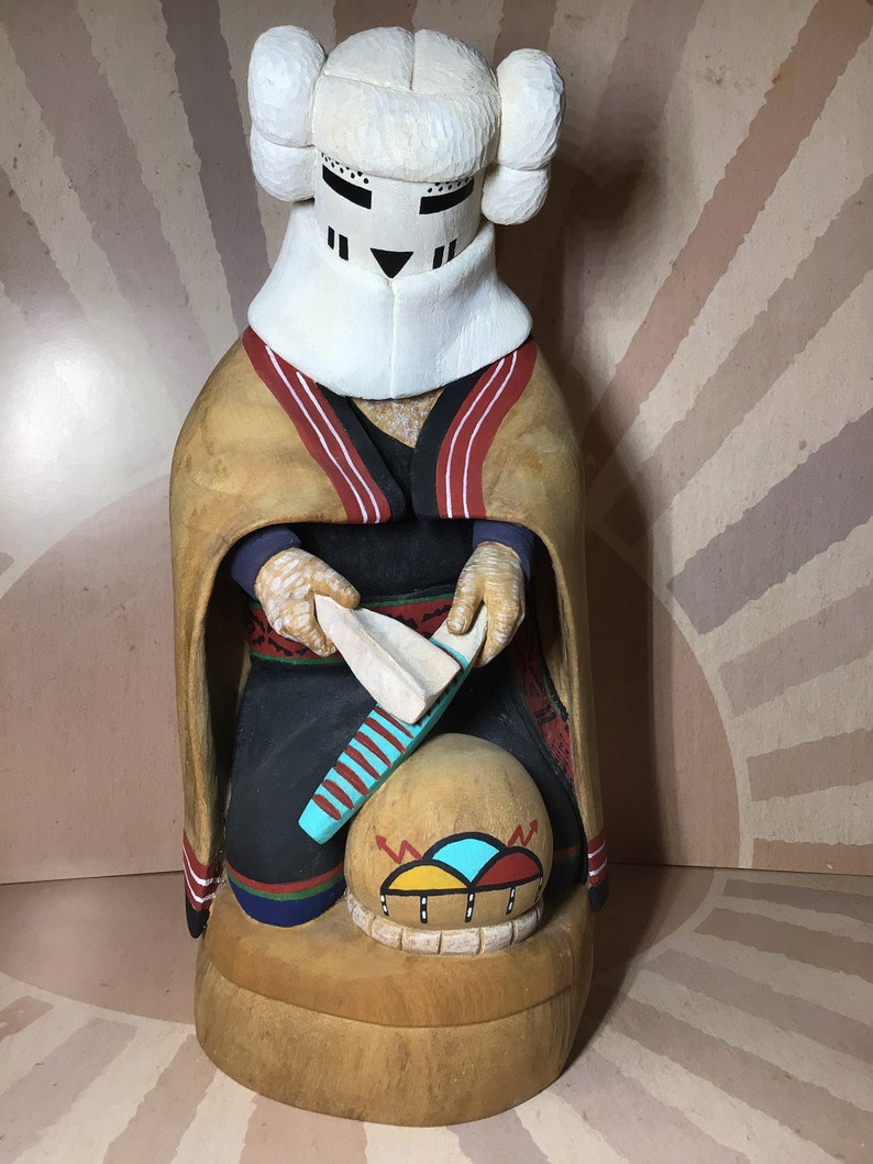 Hopi Snow Maiden Kachina Circa 1970 - Etsy