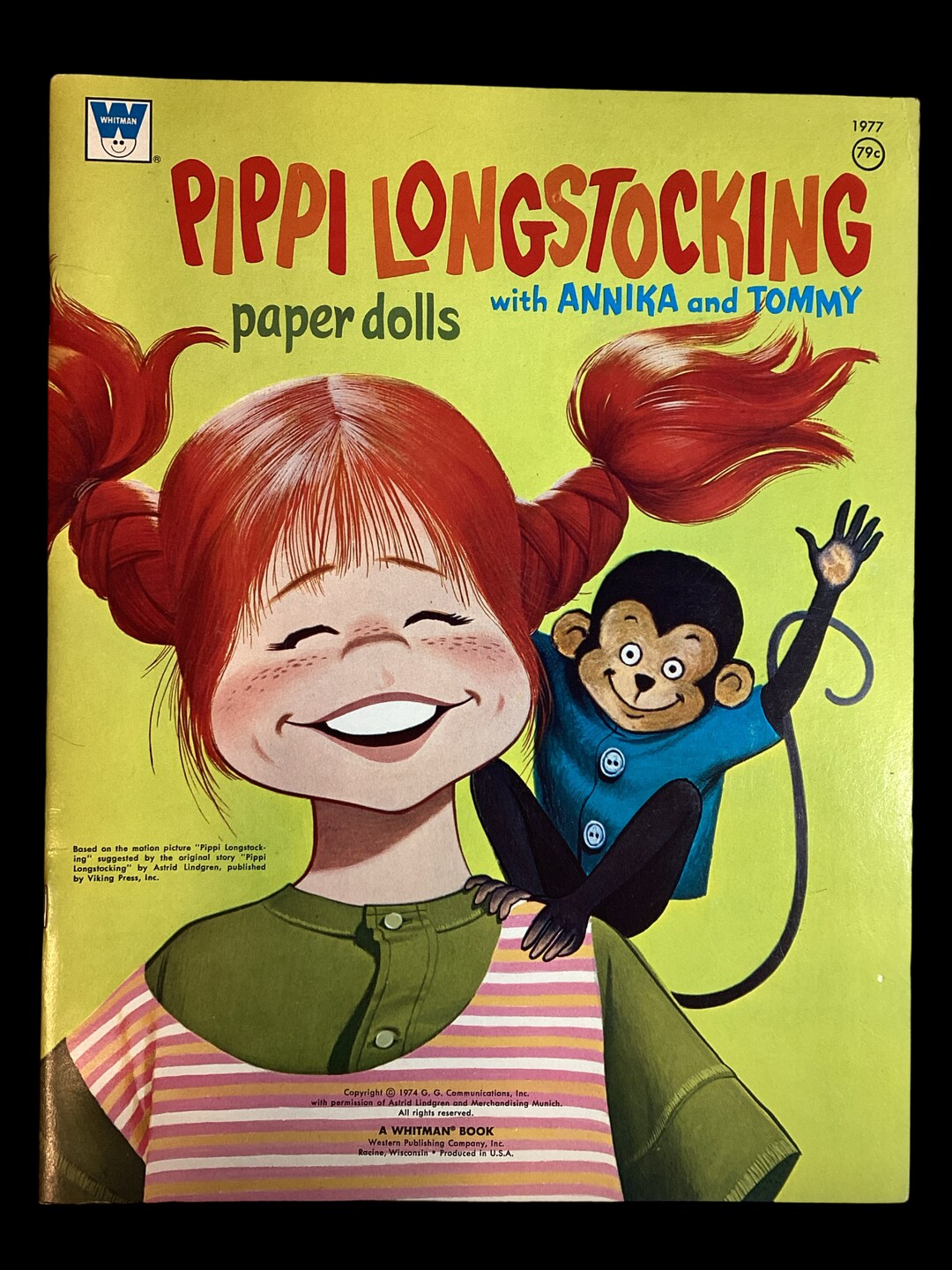 Pippi Longstocking & Friends Paper Dolls - Etsy