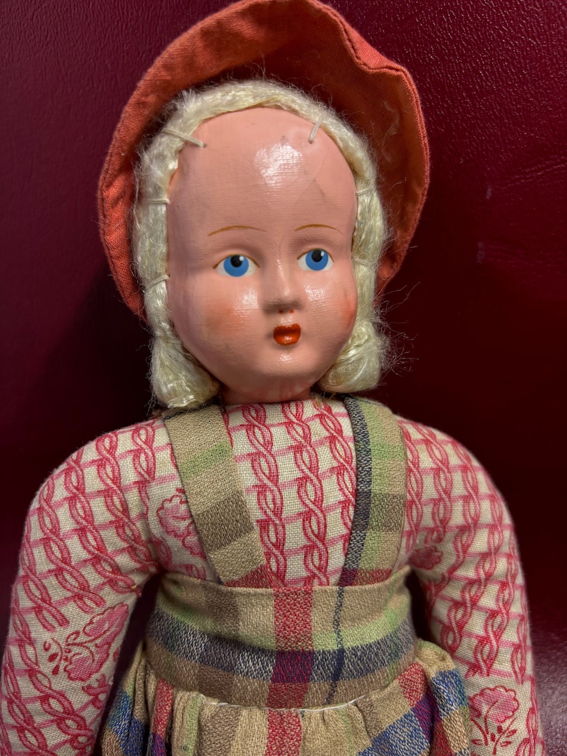 Mask Face Doll - Poland - (1950’s) - Etsy