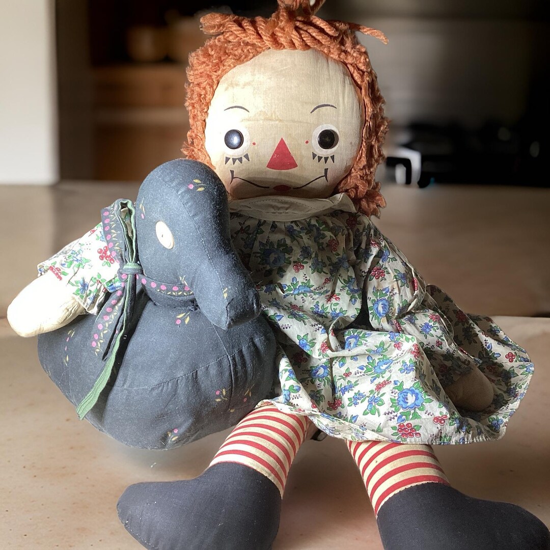 Georgene Raggedy Ann and Her Duck, Georgene - 23 Inch - Etsy