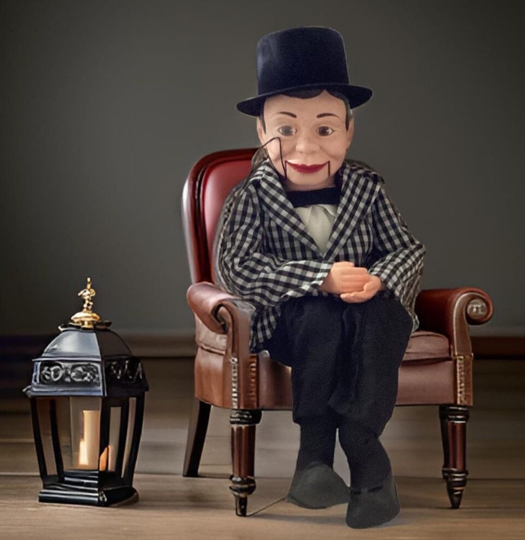 Dummy Dan - Charlie Mccarthy 1970’s - Original Plaid Jacket - Working ...