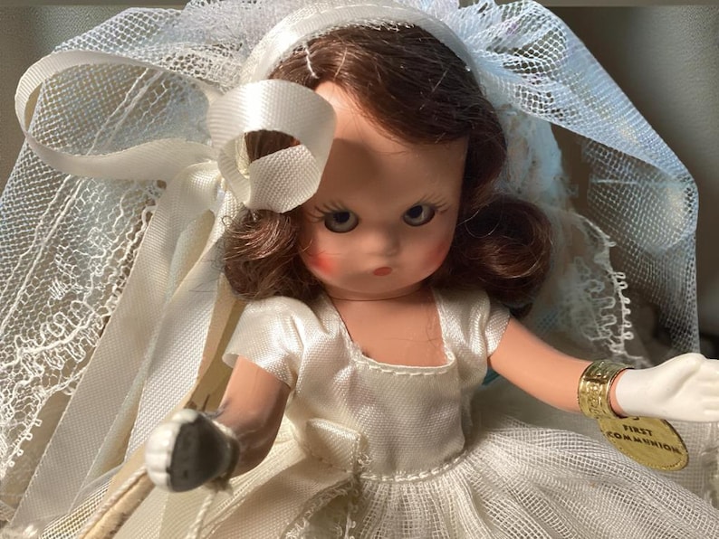 Nancy Ann Storybook Doll – “first Communion” #73, 1950s – 5.5-inch ...