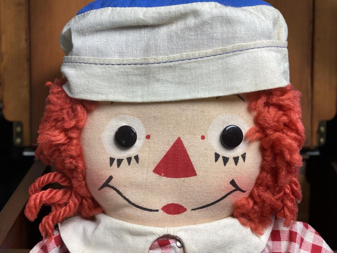 Vintage 1940s 19-inch Georgene Raggedy Andy Doll – Excellent Condition ...
