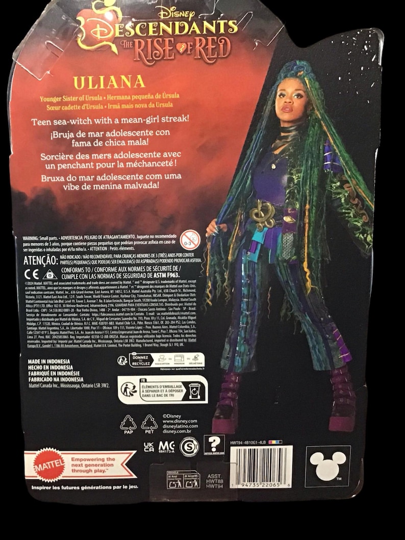 Descendants Rise of Red Uliana - Etsy