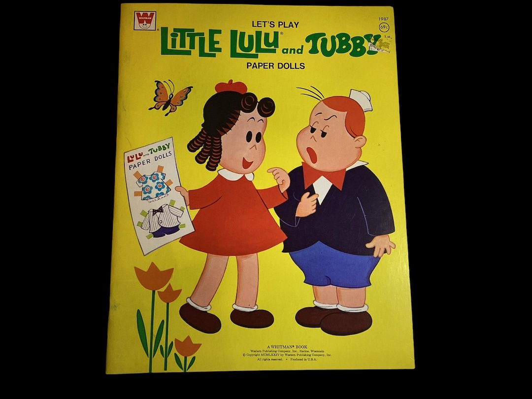 Little Lulu & Tubby Paper Dolls - Etsy