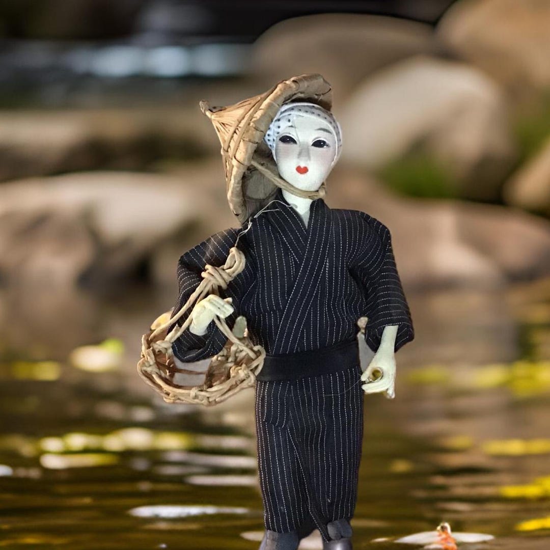 Japanese Worker Doll - Etsy