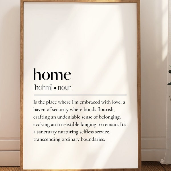 Outer Shine Definition Printable Digital Wall Art Poster Inspirational ...