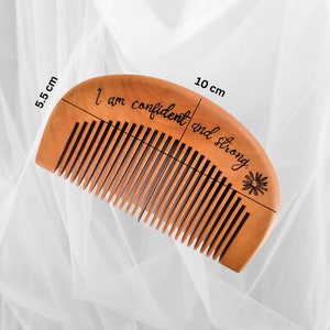 Labor Comb With Birth Affirmations. Birthing. Hypnobirth Natural Birth ...