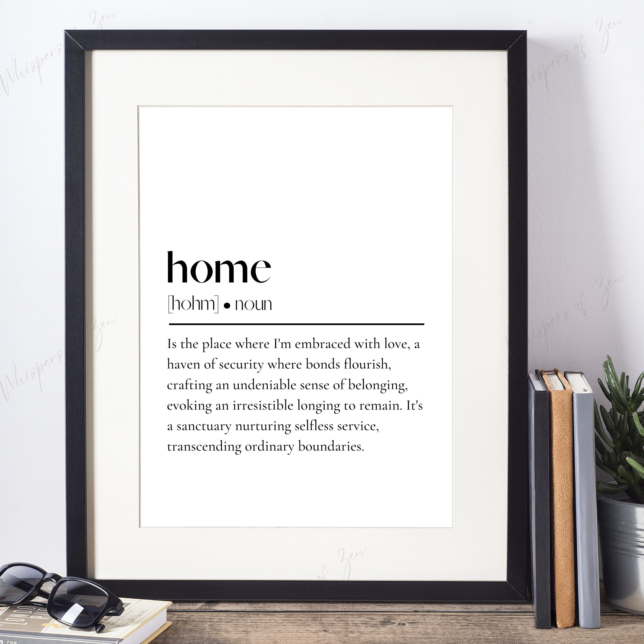 Home Definition Printable Digital Wall Art Poster Printable Art Digital ...
