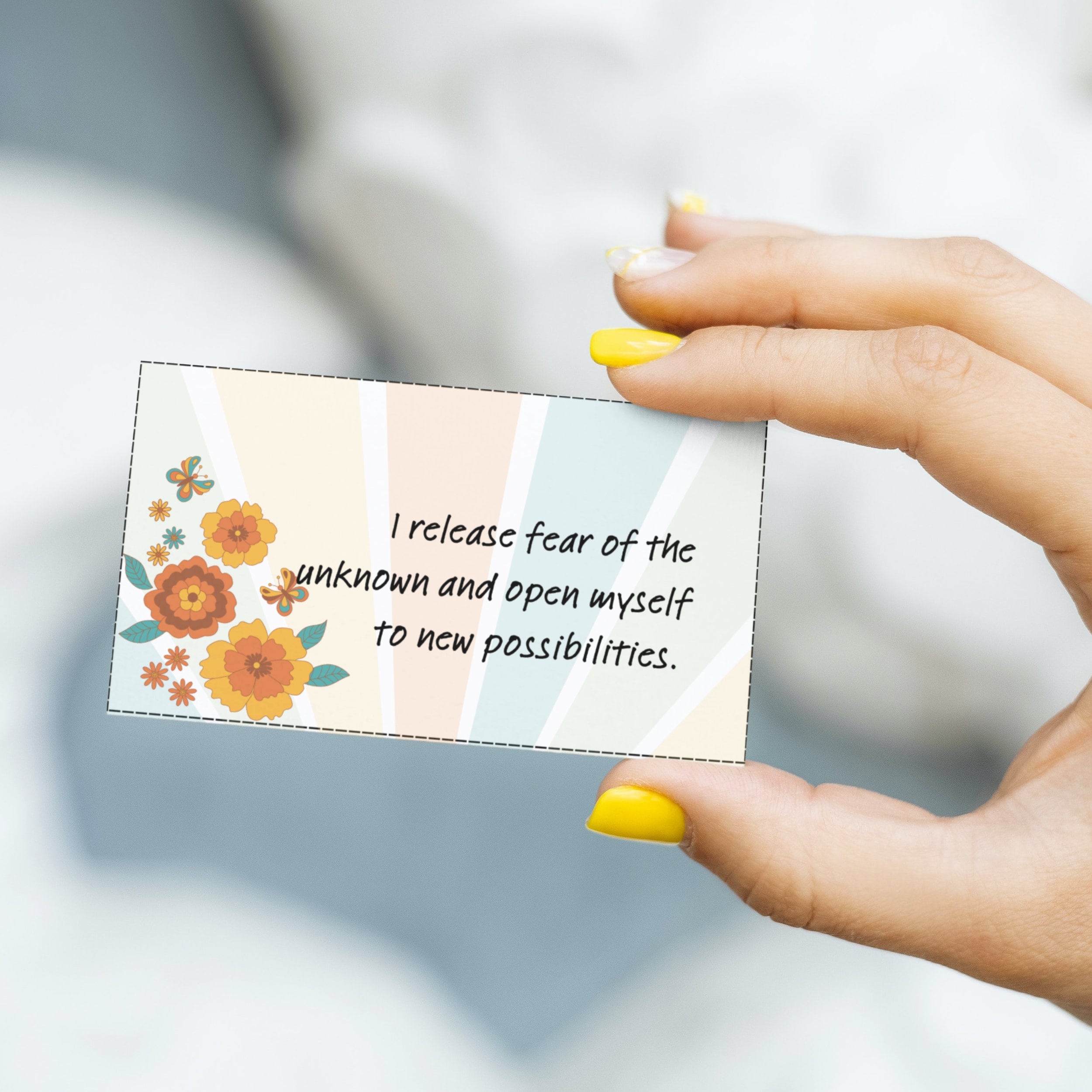 60 Mental Health Affirmation Cards Jar, Positive Affirmation Quotes ...
