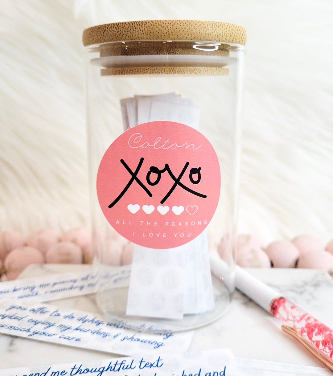 Love Messages in a Jar 60 Reasons I Love You Mothers Day Mom Thoughtful ...