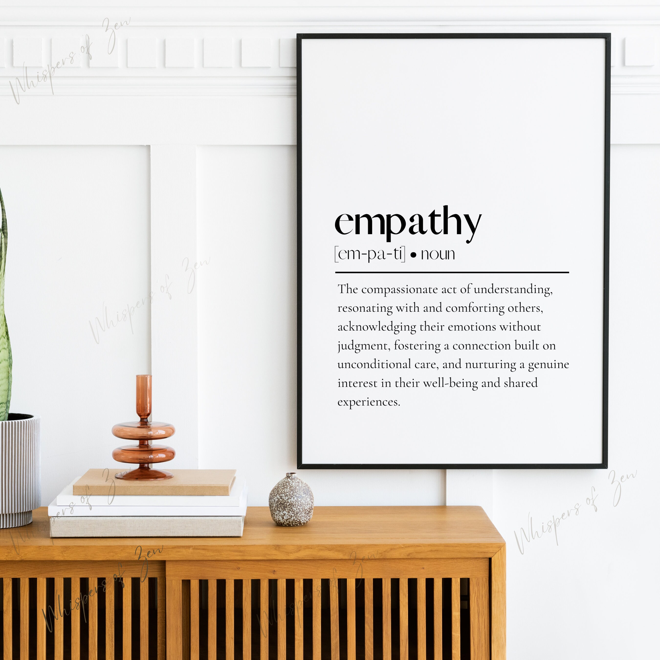 Empathy Printable Digital Wall Art Poster Inspirational Wall Art Quotes ...