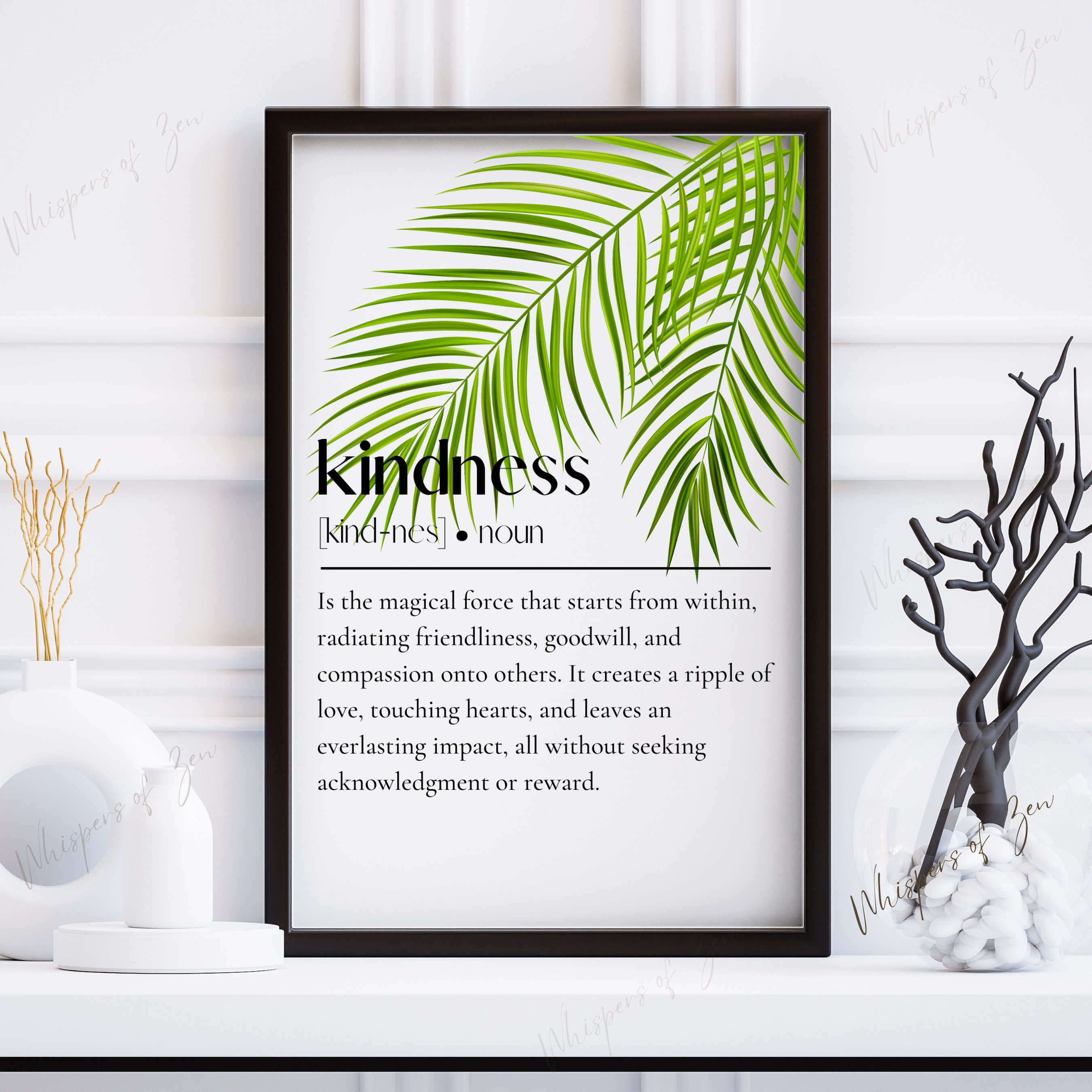 Kindness Printable Digital Wall Art Poster Inspirational Wall Art ...