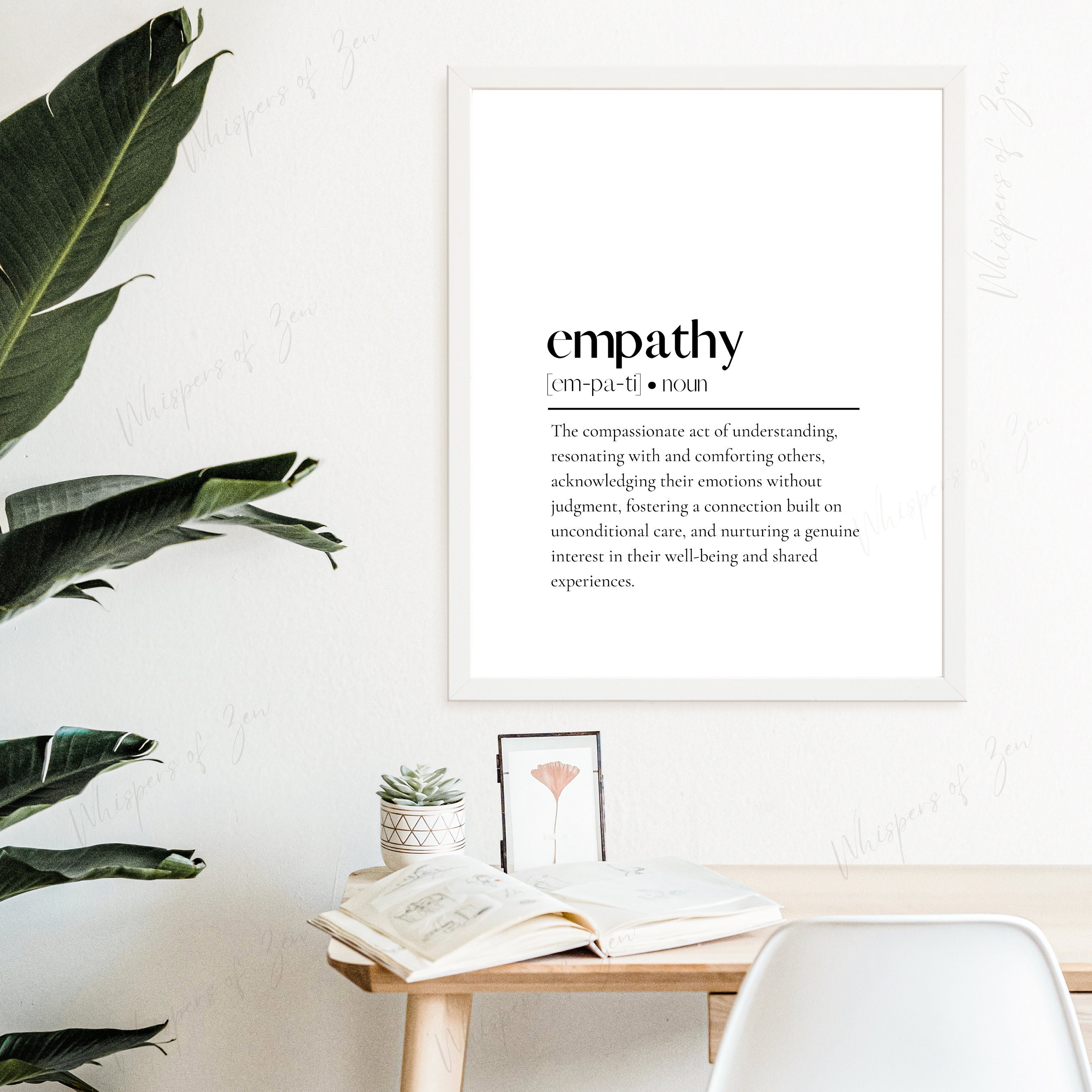 Empathy Printable Digital Wall Art Poster Inspirational Wall Art Quotes ...