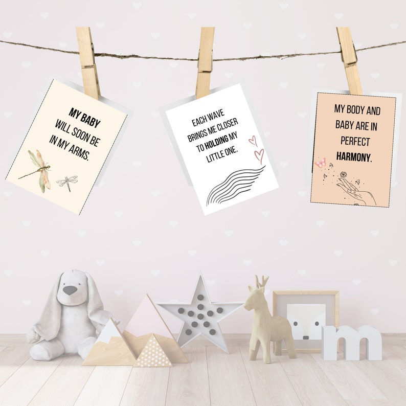 40 Positive Quotes. Pregnancy and Birth Affirmations Jar. Labor Gift ...